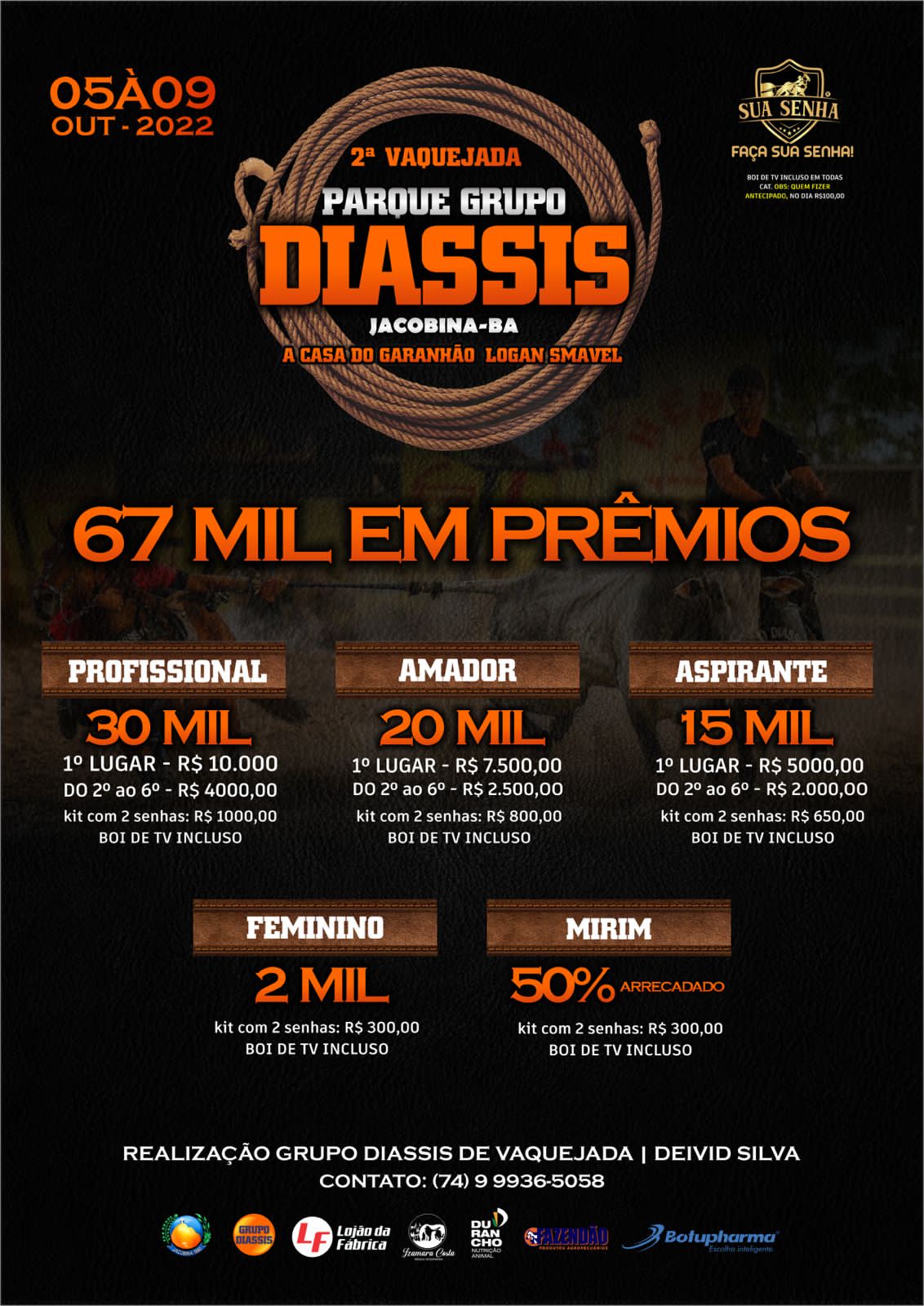 Sua Senha - Vaquejada do Grupo Diassis