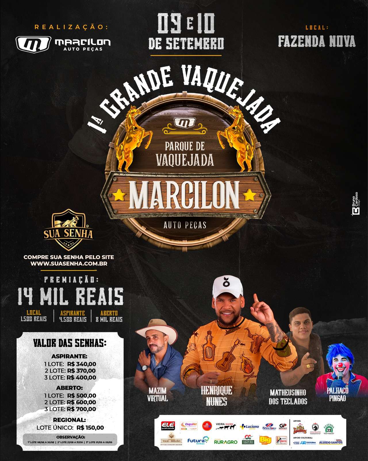 Sua Senha - Parque Marcilon Autopeças